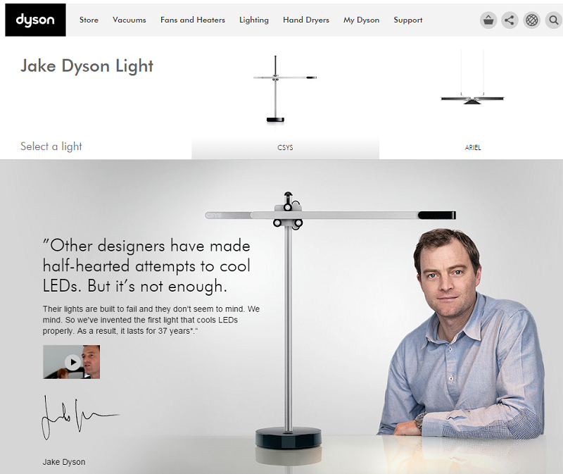 Jake Dyson LED Lighting? - Dyson Medic
